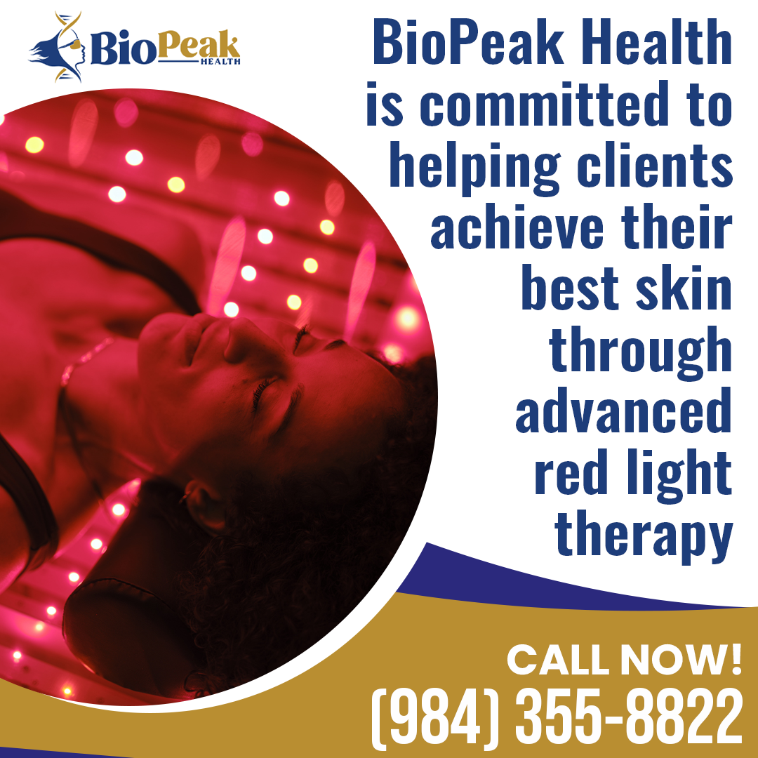 Experience Full-Body Red Light Therapy for Youthful Skin at BioPeak Health